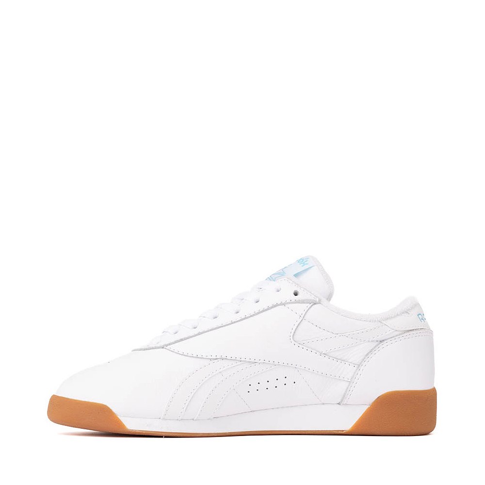 Womens Reebok Freestyle Lo Athletic Shoe - White / Gum | Journeys