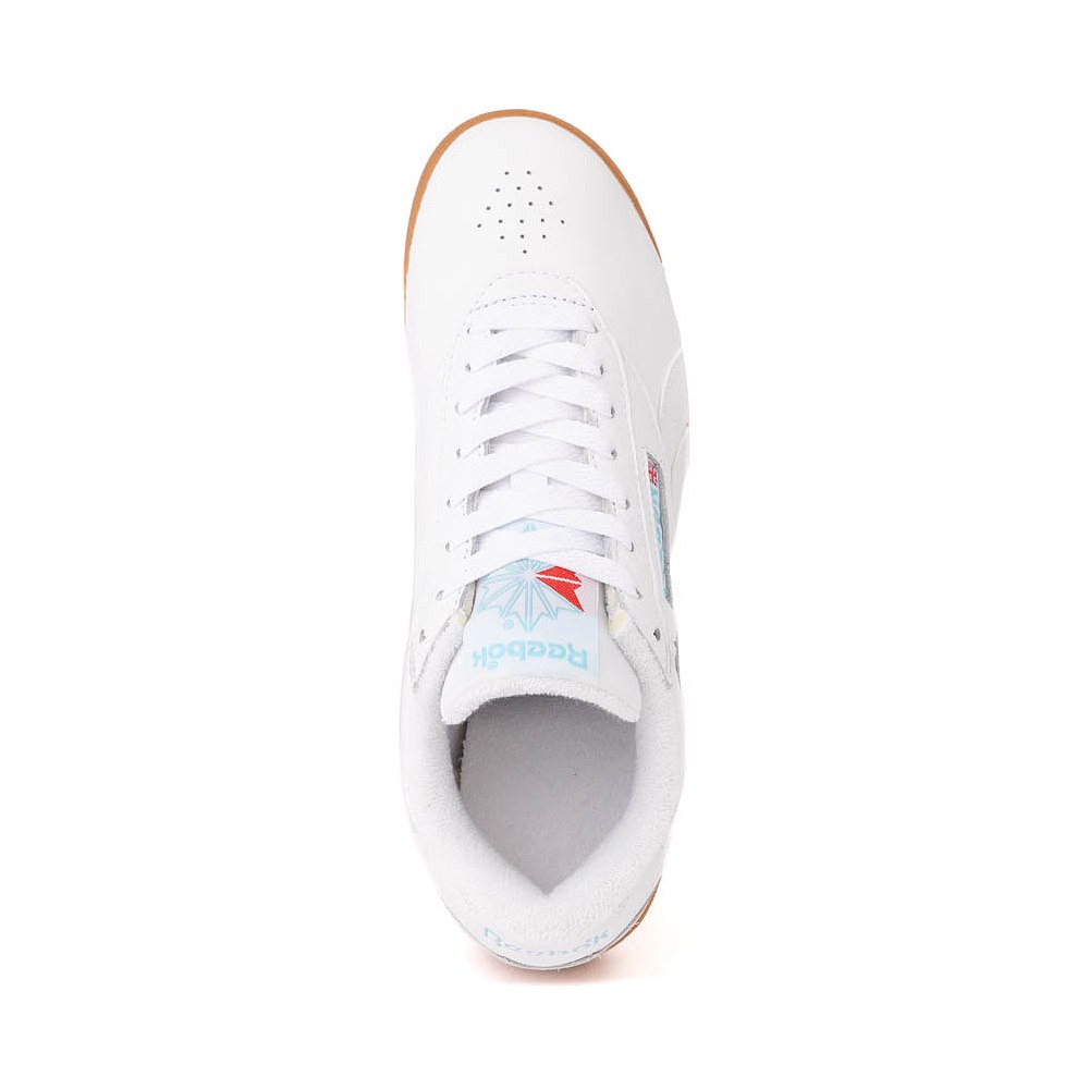 Womens Reebok Freestyle Lo Athletic Shoe - White / Gum | Journeys