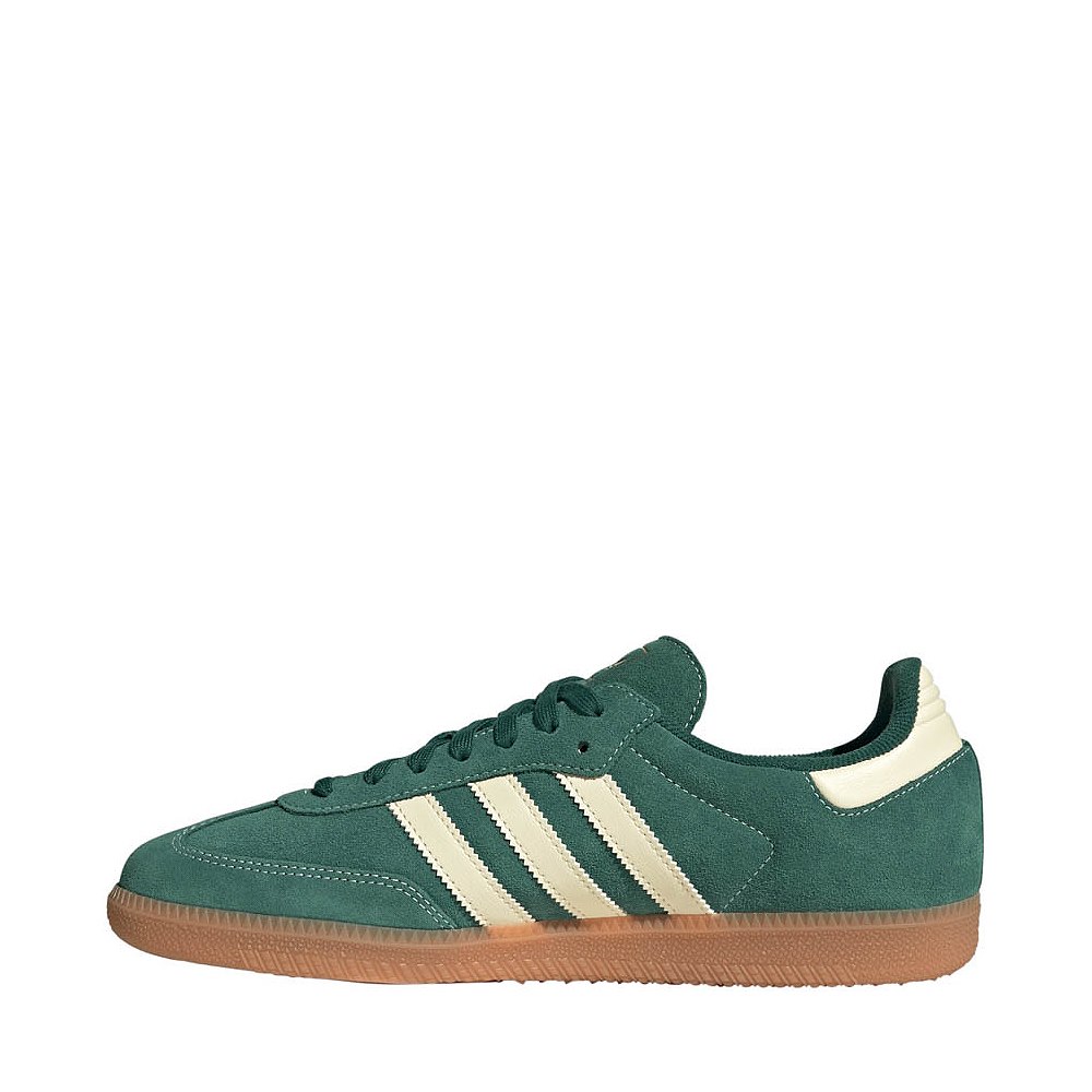 Mens adidas Samba OG Athletic Shoe - Collegiate Green / Warm Vanilla ...